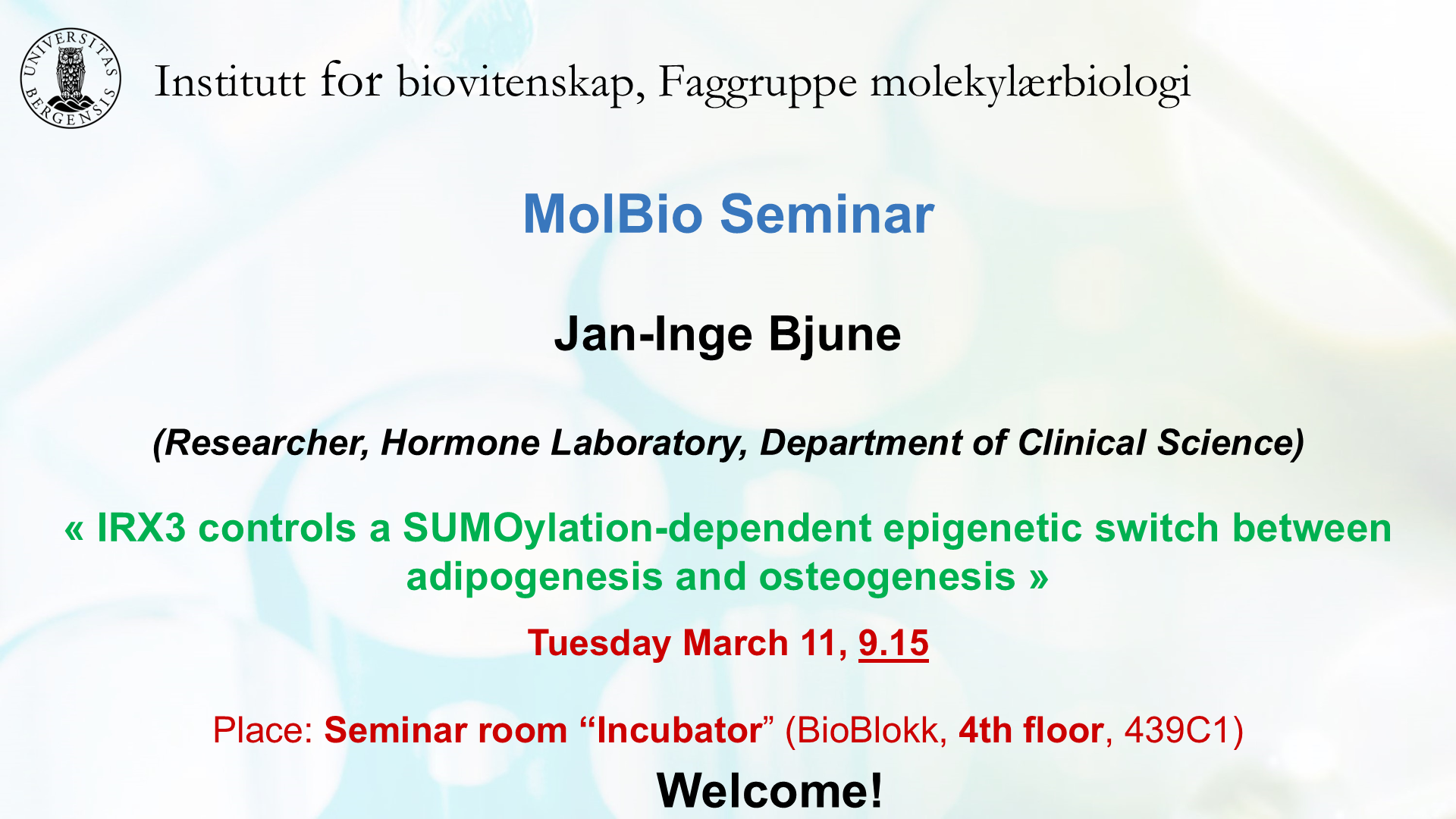 IRX3 controls a SUMOylation-dependent epigenetic switch between ...