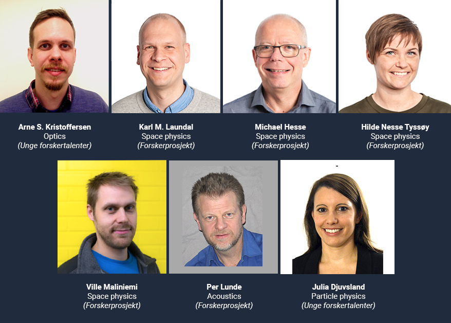 Seven Research Projects at the Dept. of Physics and Technology Receive ...