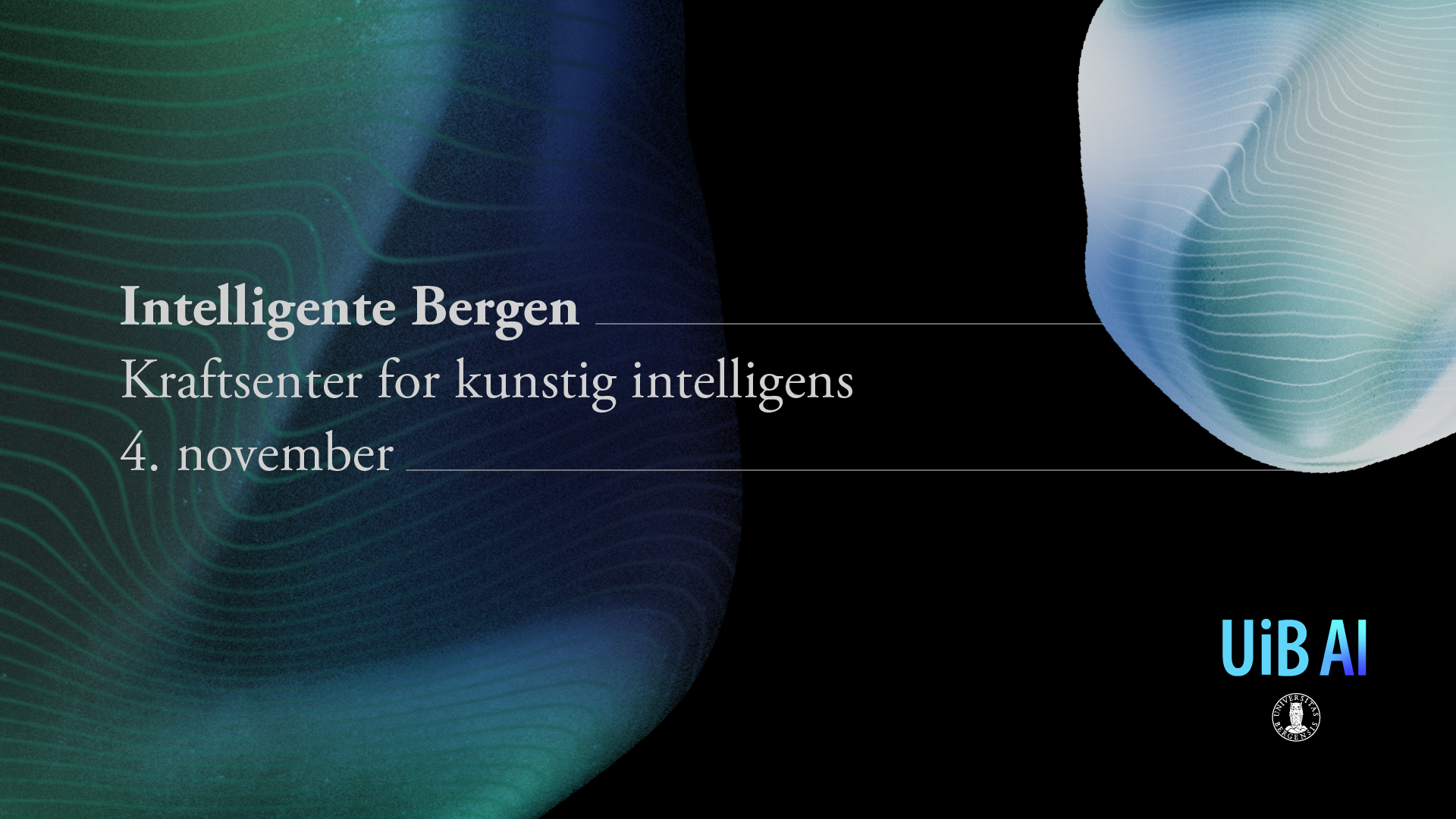 Intelligente Bergen 2022 | UiB AI | UiB
