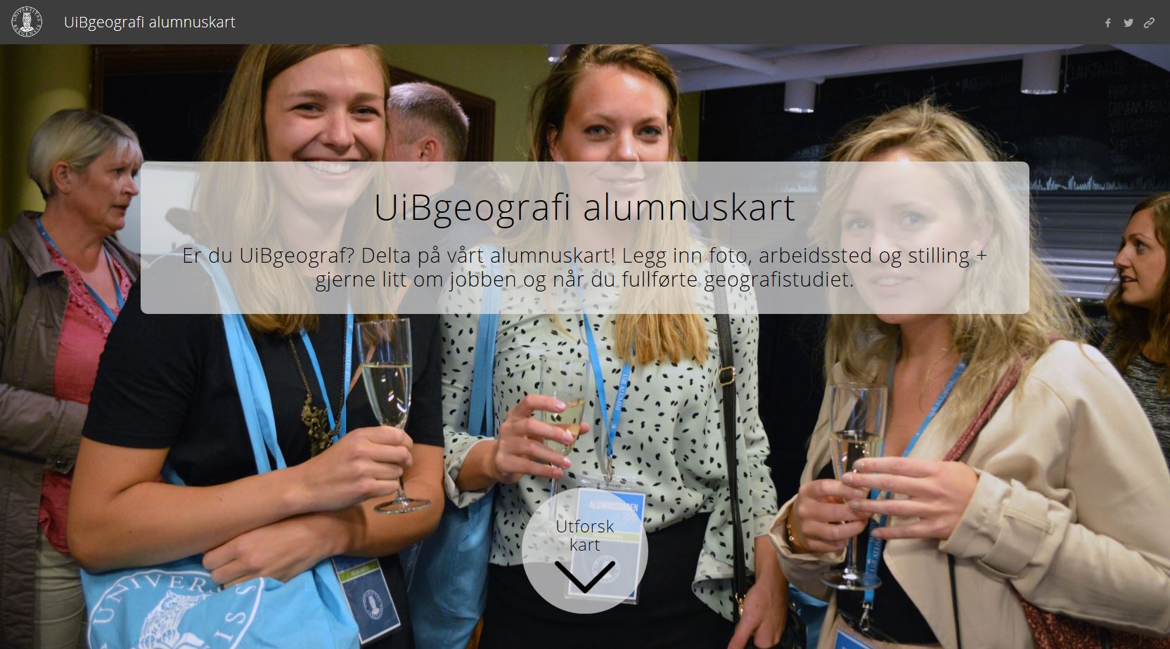 UiBgeography alumni map | Department of Geography | UiB