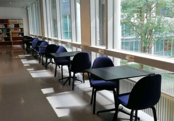 Workspaces and group rooms | University of Bergen Library | UiB