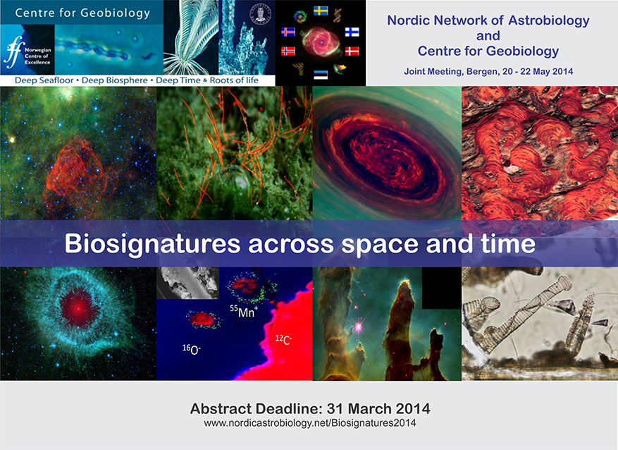 Biosignatures across Space and Time | Centre for Geobiology | UiB
