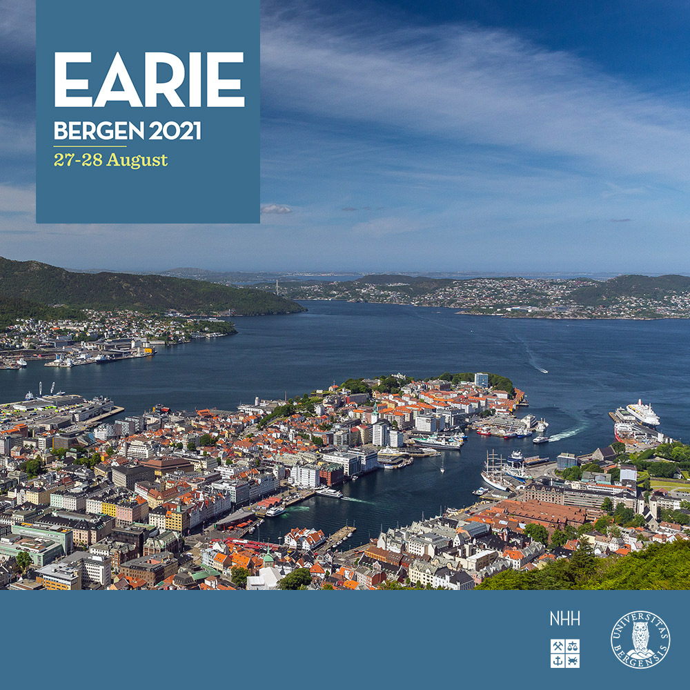 Welcome to EARIE 2021 | Institutt for økonomi | UiB