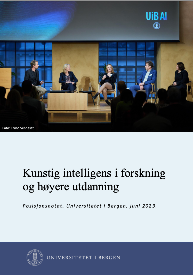 Position paper on artificial intelligence | UiB AI | UiB