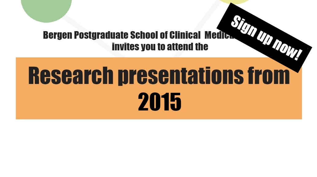 Sign up for 'Research presentations from 2015' | Research School in ...