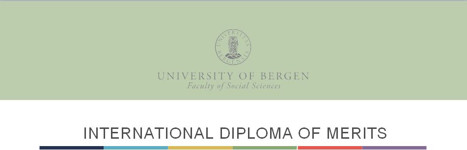 International Diploma of Merits | UiB Ambassadør | UiB