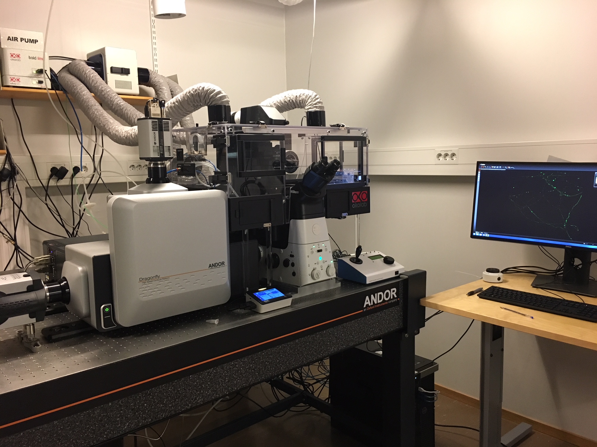 Andor Dragonfly confocal in house and ready to use. | Molecular Imaging ...