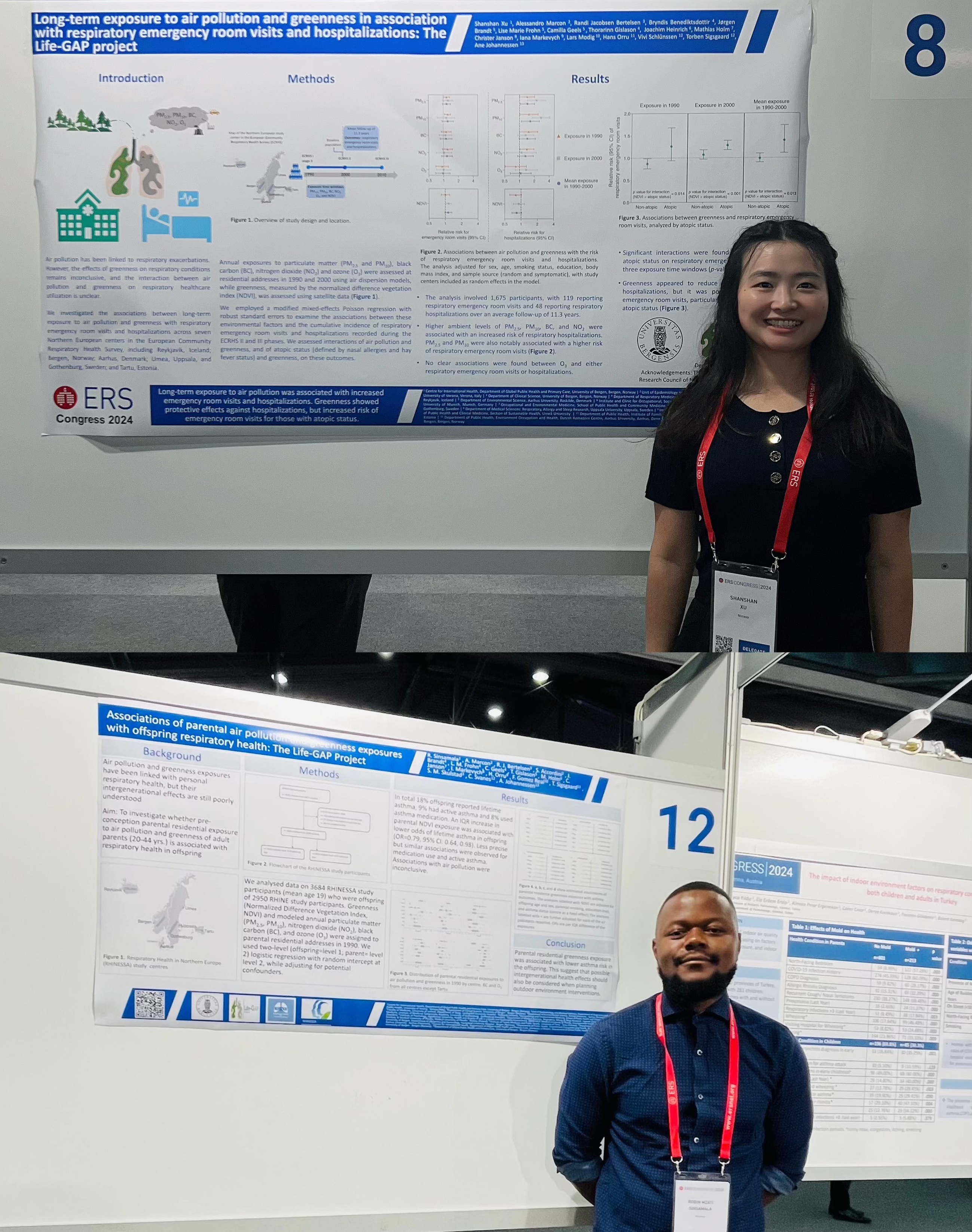 Life-GAP project results at ERS Congress 2024 | Greenness, Air Pollution, and health (GAP) | UiB