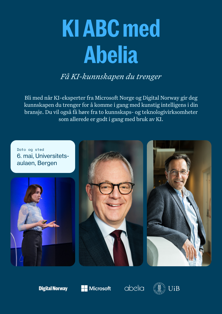 KI ABC med Abelia | UiB AI | UiB