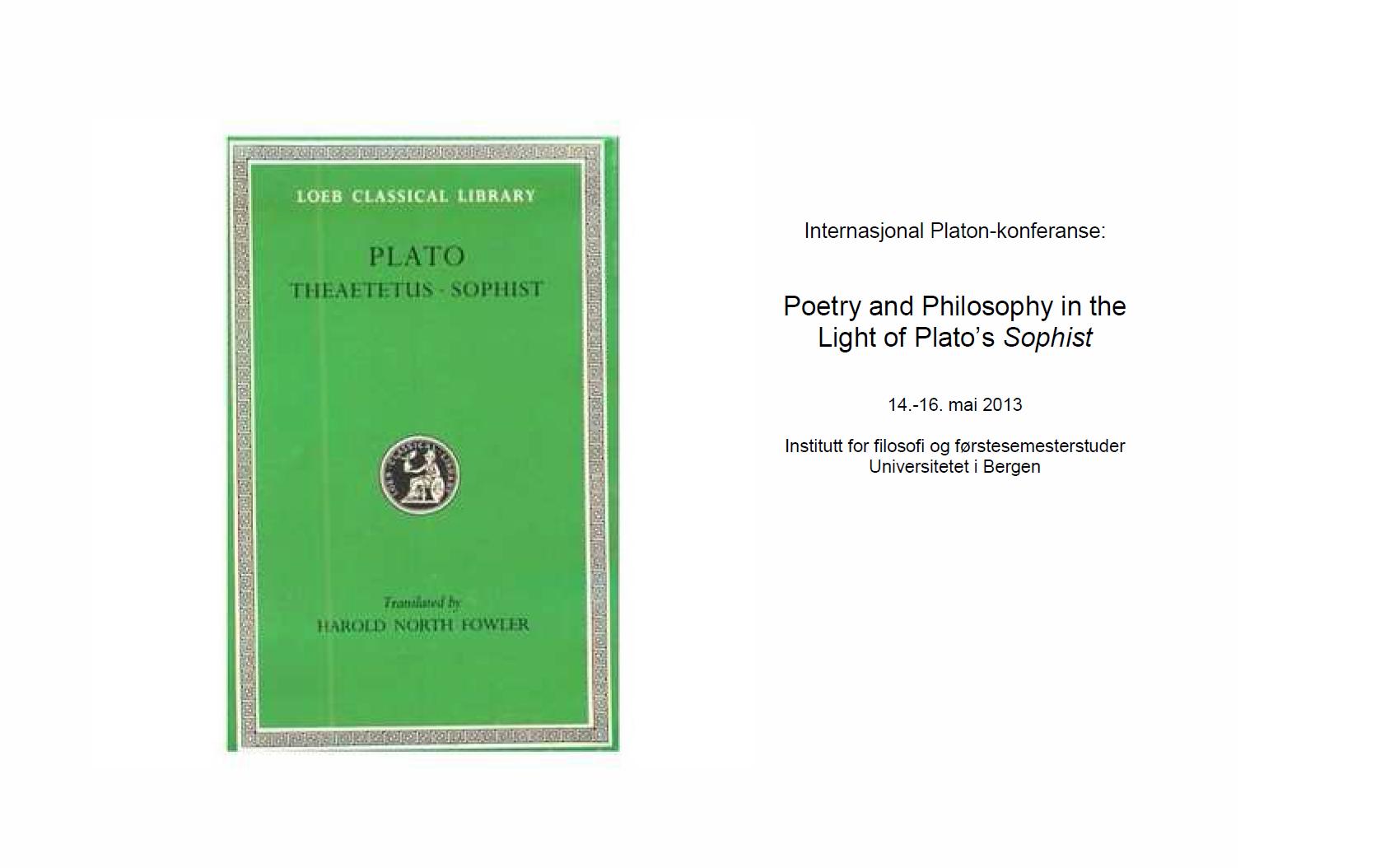 Symposium: "Poetry and Philosophy in the Light of Plato's Sophist ...