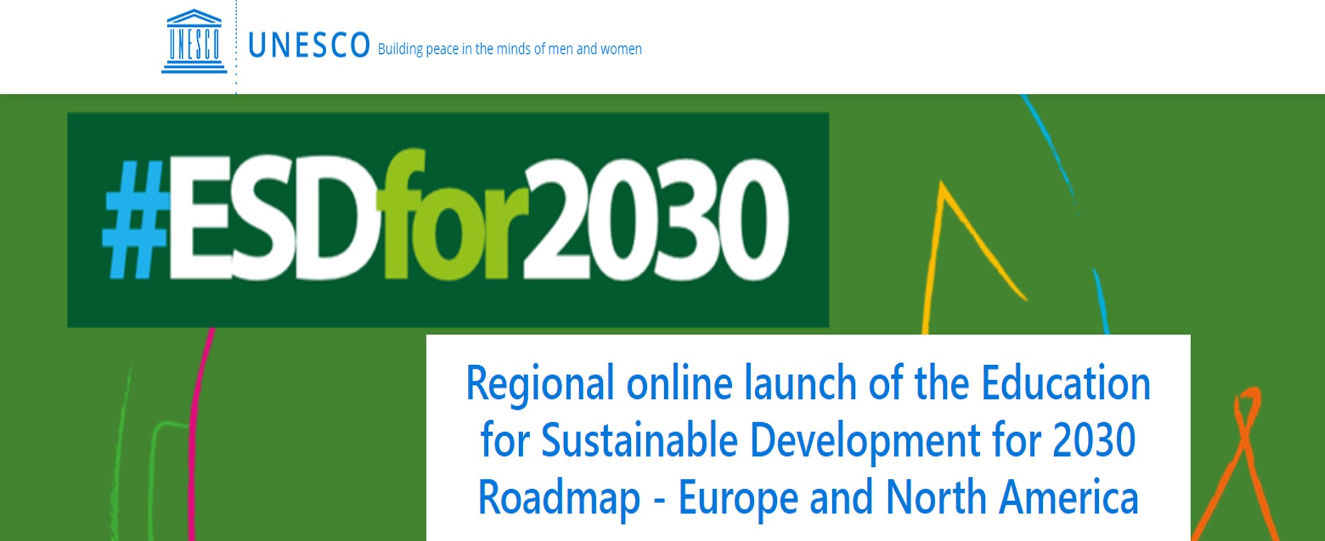 Regional online launch of the Education for Sustainable Development for ...