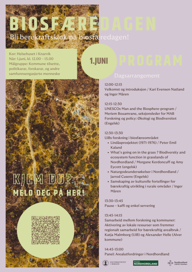 Learn about the scientific activity in Nordhordland UNESCO Biosphere ...