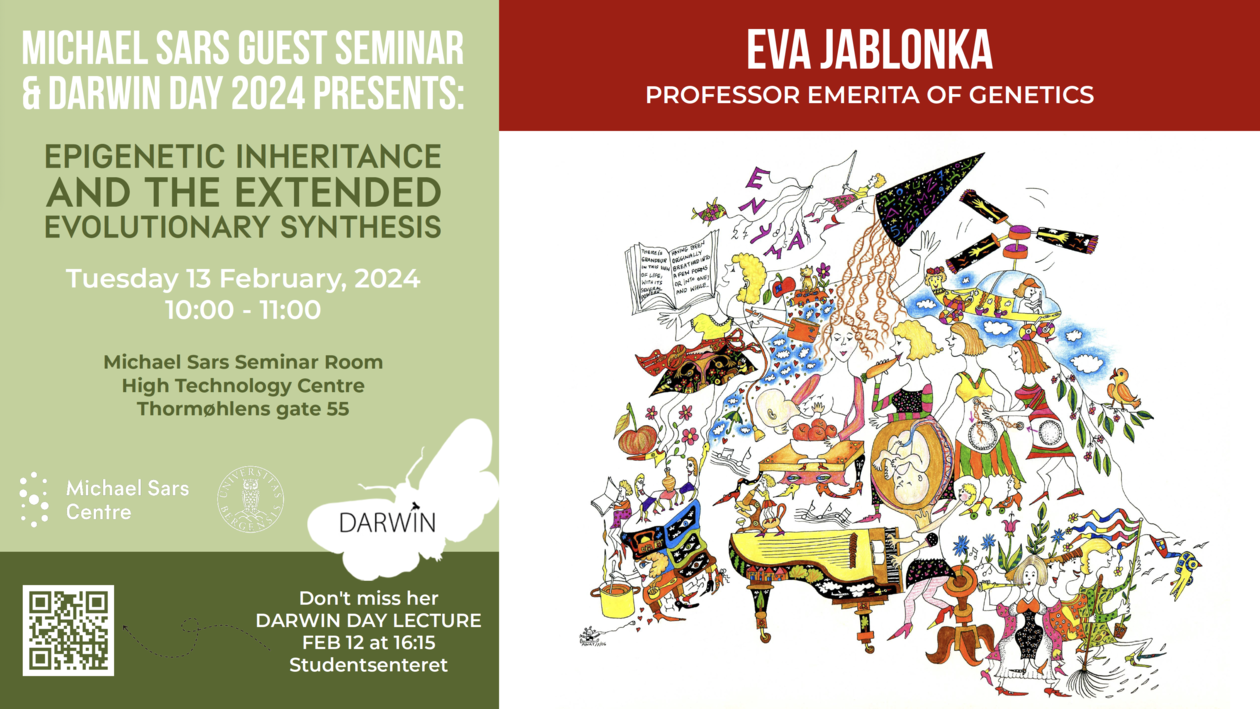 Professor emerita of Genetics Eva Jablonka | Michael Sars Centre | UiB