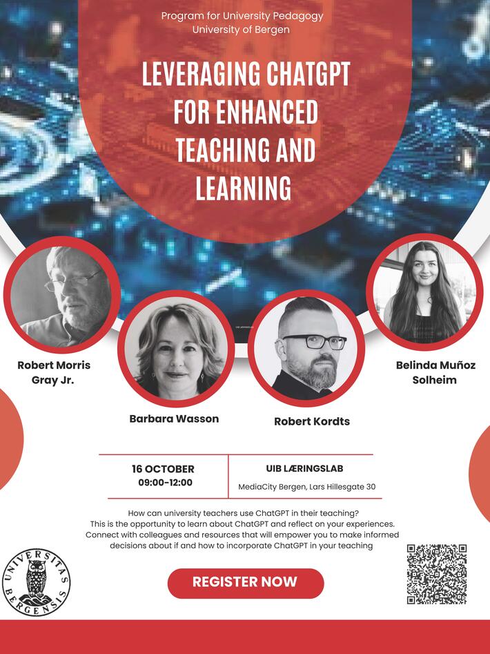 Leveraging ChatGPT for Teaching and Learning at the University of Bergen | Program for ...