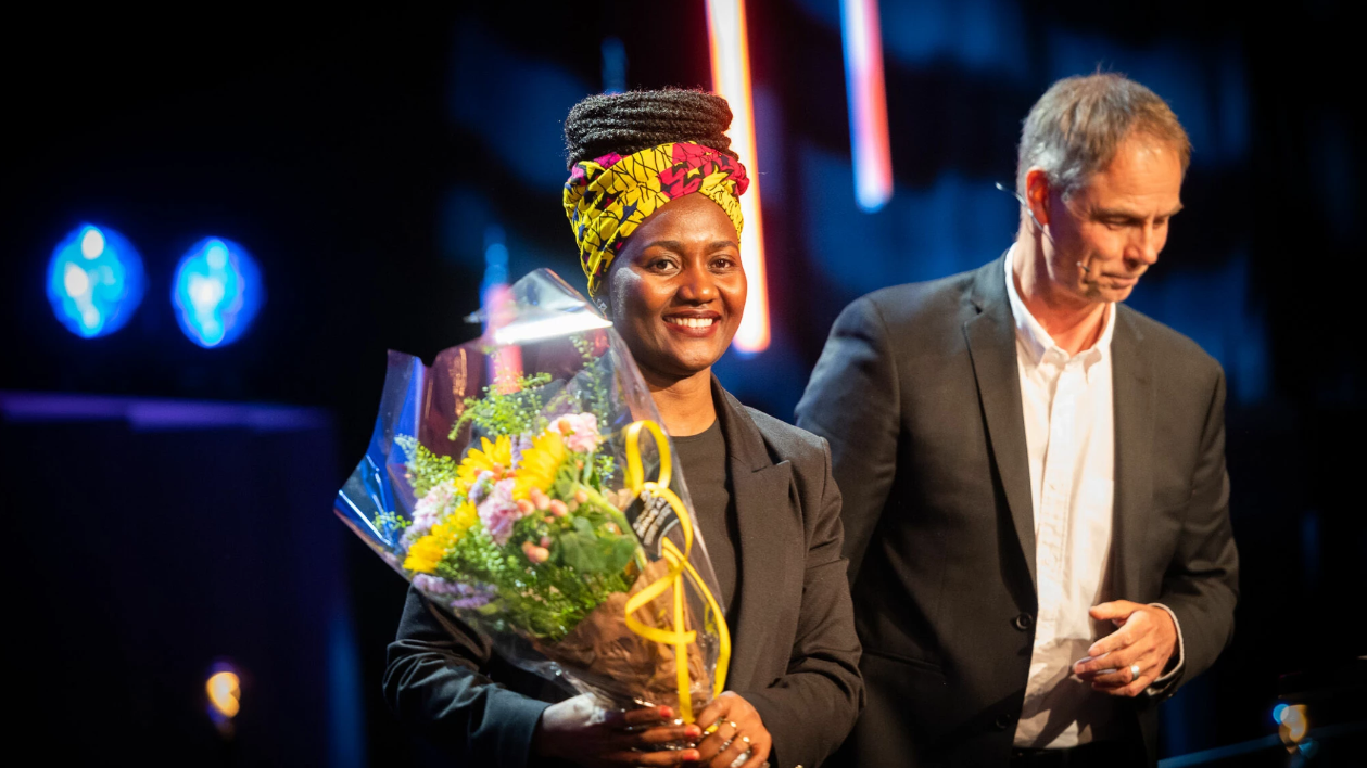 Irene Kinunda Alfriyie received the Sjur Holsen memorial prize ...