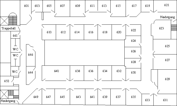 Floor plans | Department of Mathematics | UiB